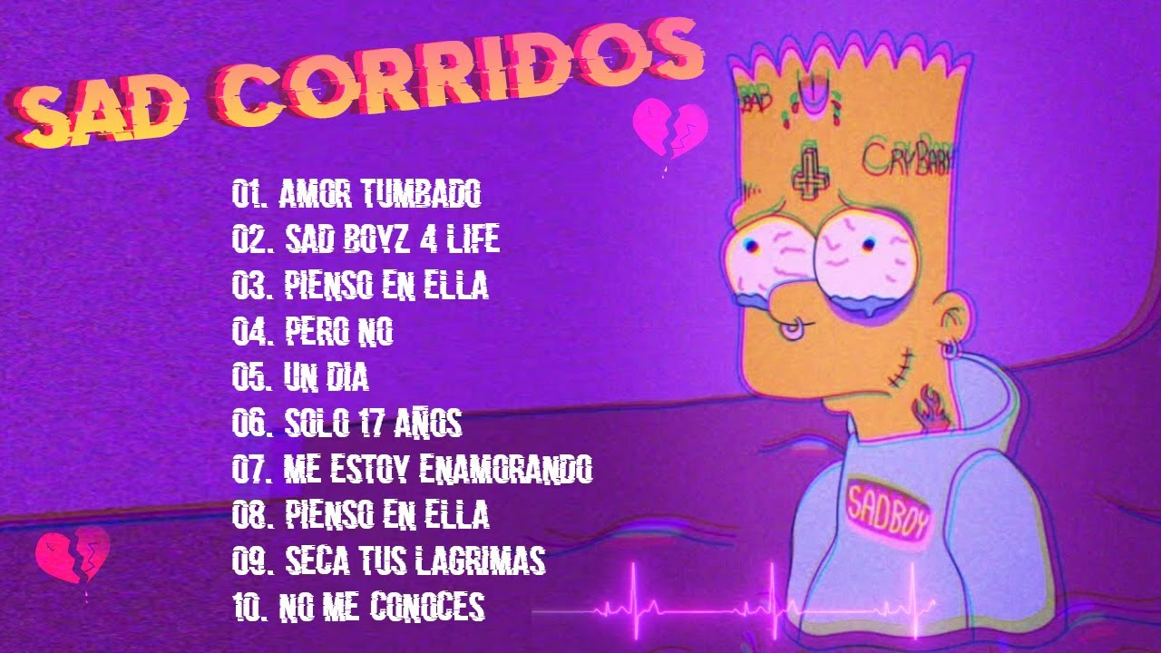 Sad Romanticas Tumbadas 2021 💔 Sad Corridos 💔 Junior H, Angel Perez ...