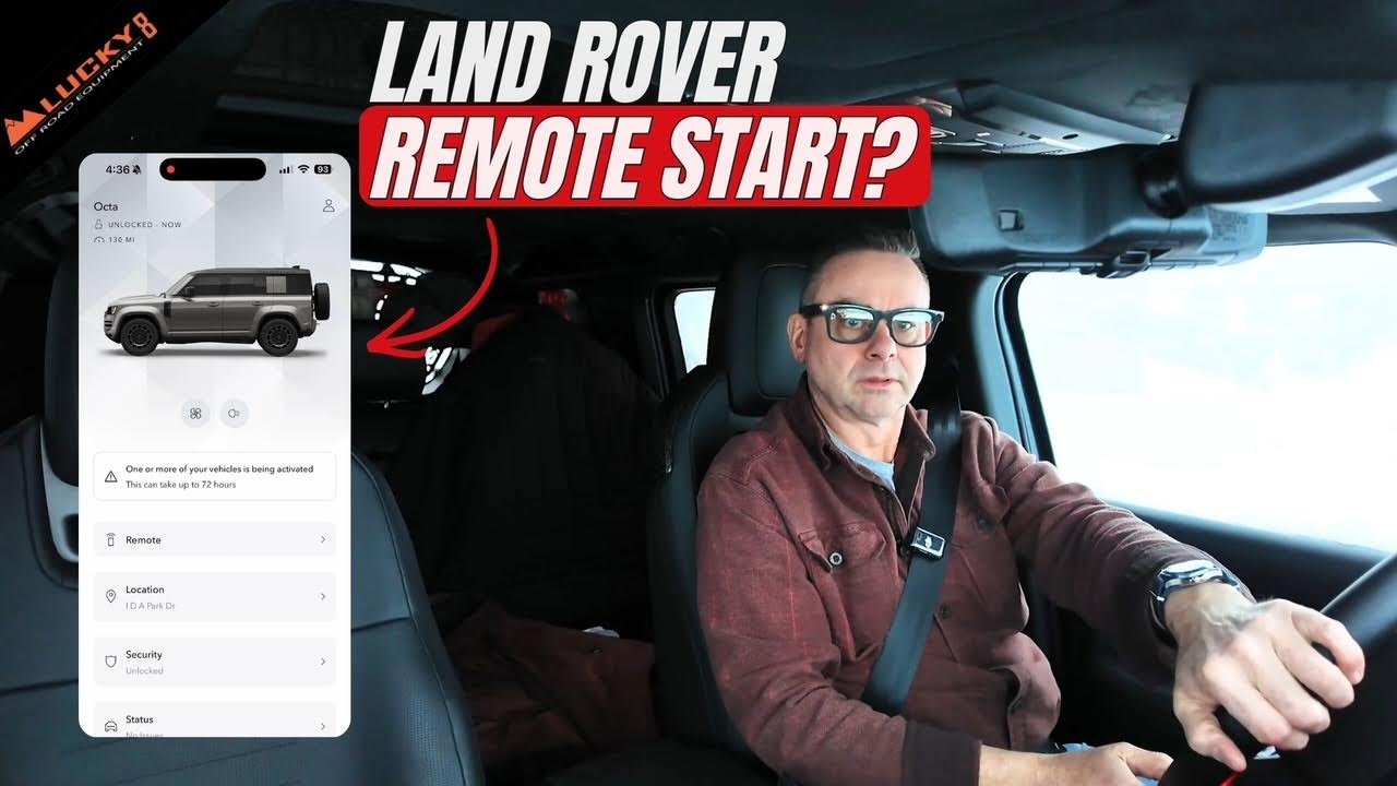 How to Use the Land Rover Defender L663 Remote Start App Step by Step ...