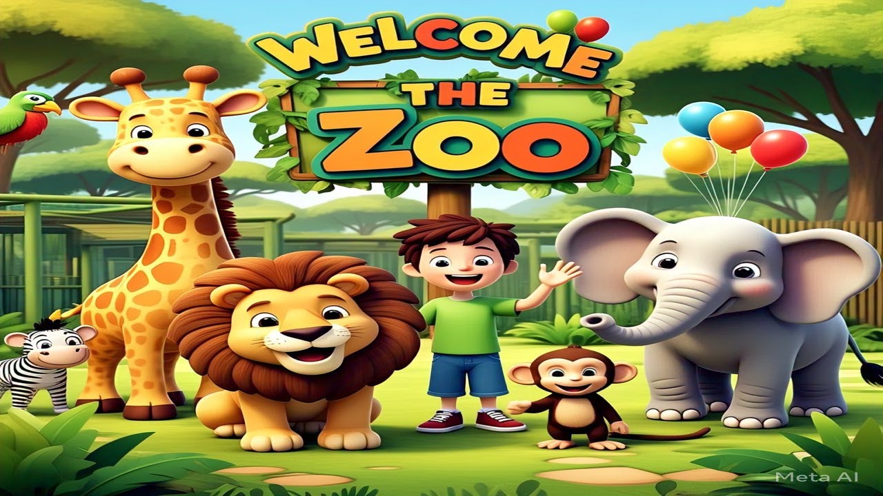 Let's Go to the Zoo | Zoo Animals Song | Nursery Rhymes | Kids Songs ...