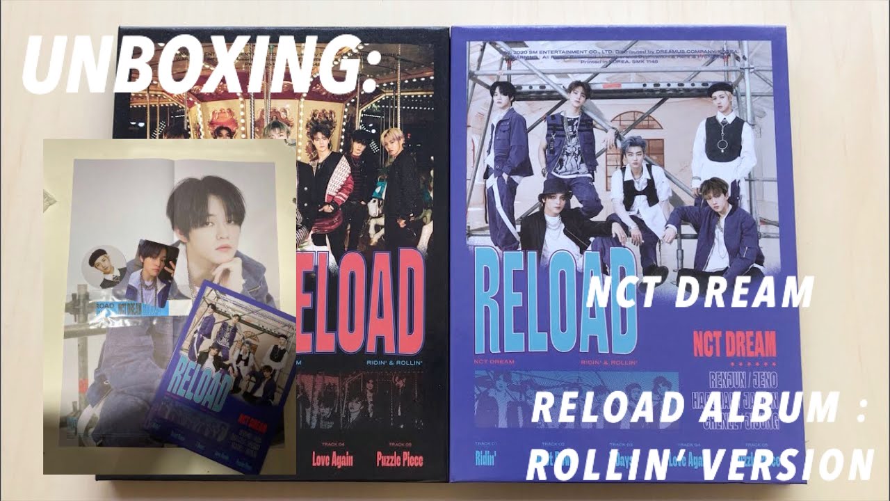 🪐 NCT DREAM 엔시티 드림 - Reload Album Unboxing 💫 - YouTube