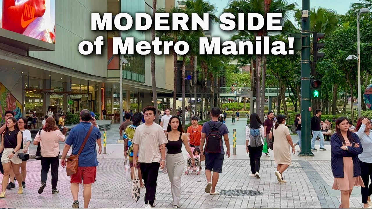 Walking Through Bonifacio High Street in BGC, Philippines | Metro ...
