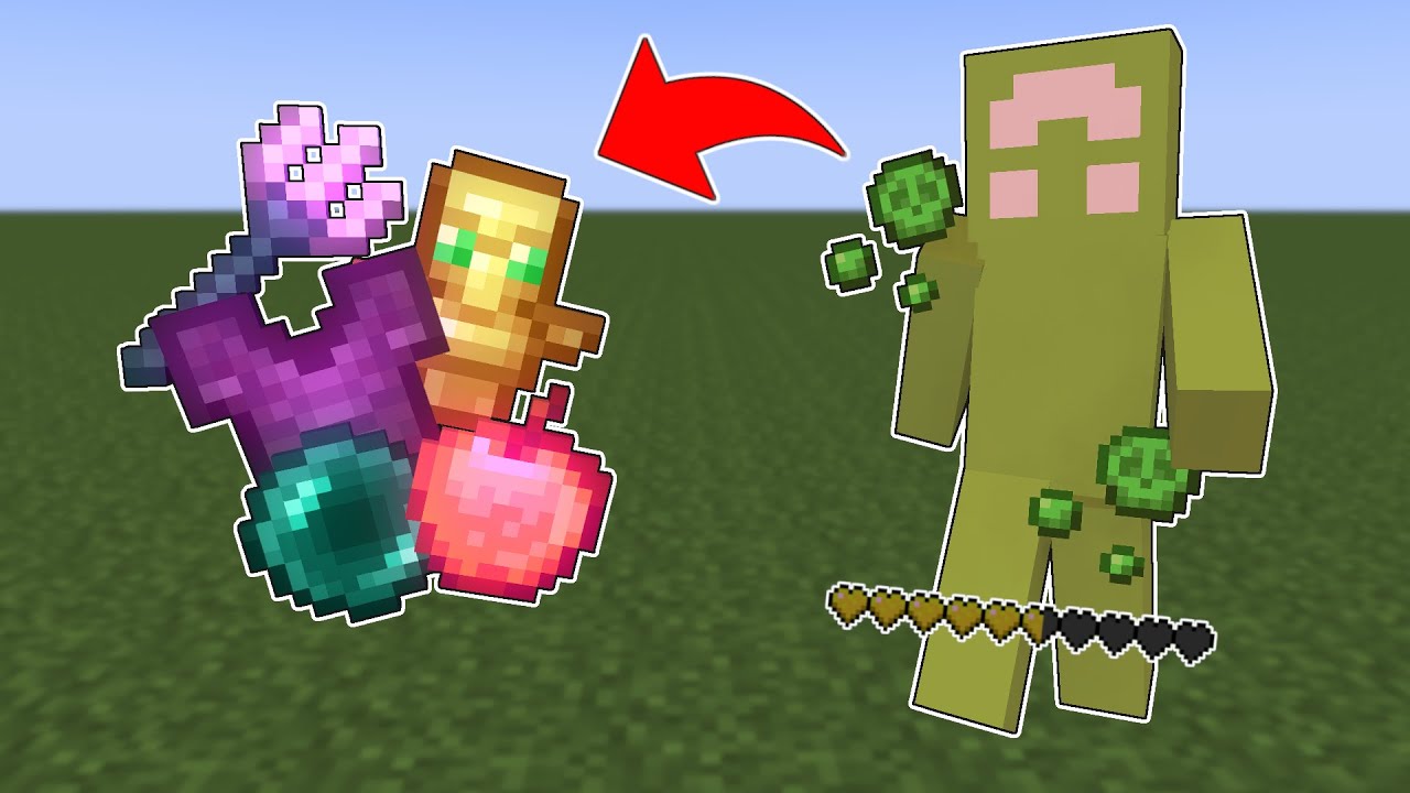 Minecraft, but Poison Drops OP Items... - YouTube