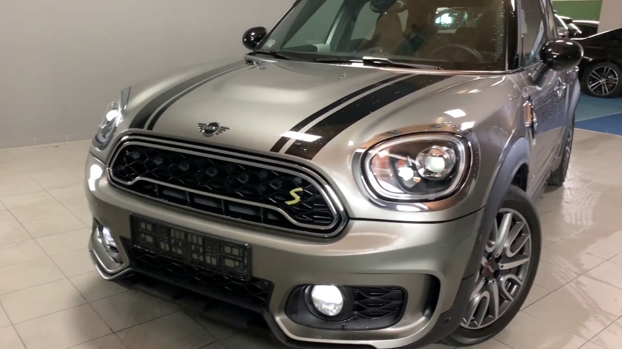 MINI Countryman Cooper SE ALL4 w kolorze Melting Silver - YouTube