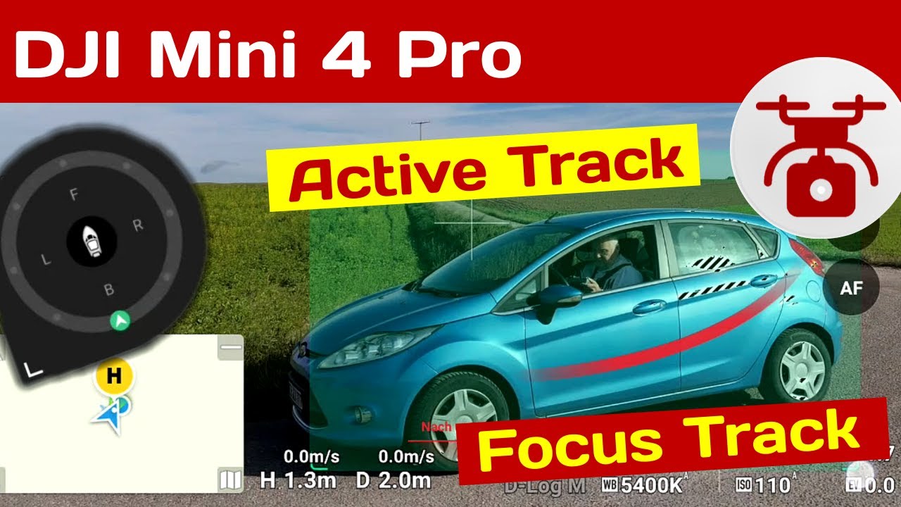 DJI MINI 4 PRO Active Track TEST deutsch Focus Tracking der Drohne ...
