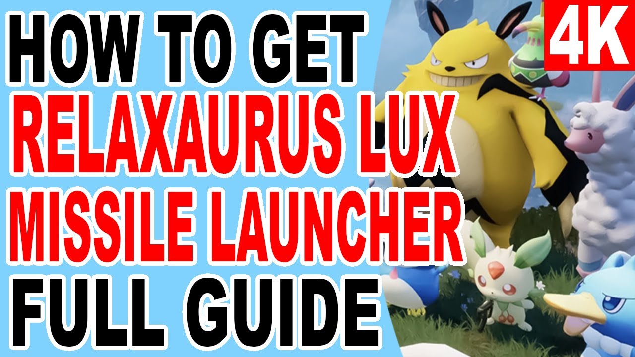 How to Get Relaxaurus Lux's Missile Launcher - Mount Ride Paldeck No ...