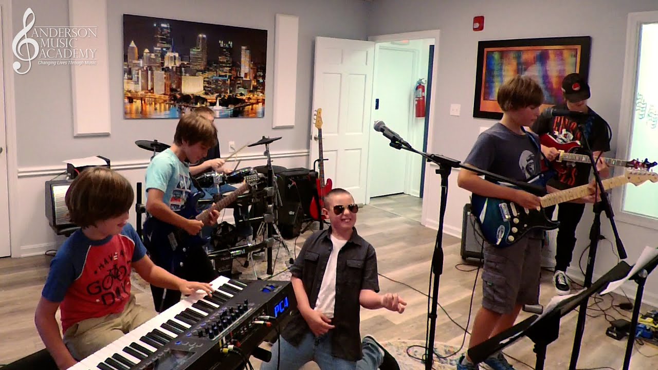 Anderson Music Academy Rock Band Camp 2022 highlights - YouTube