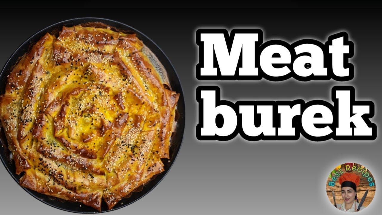 Meat borek recipe - How to make turkish burek - beef burek recipe - YouTube