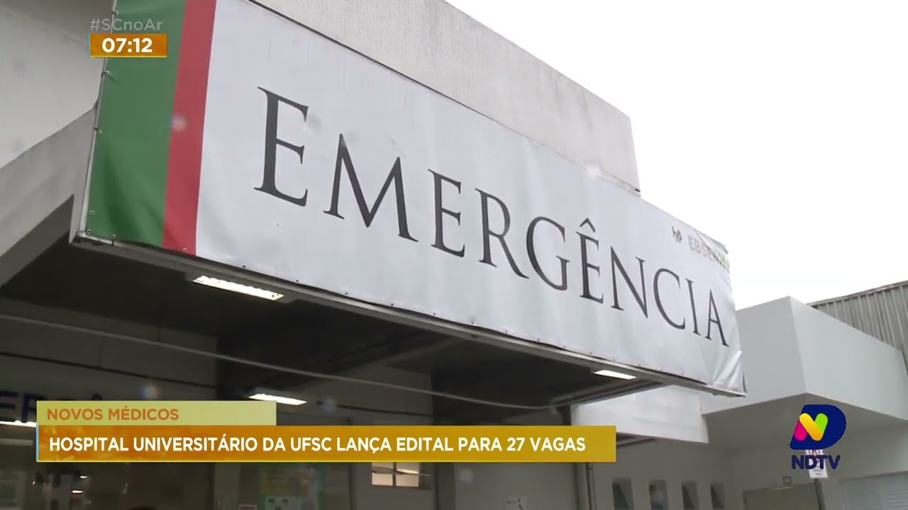 Hospital universitário da UFSC, em Florianópolis, abre vagas para a ...