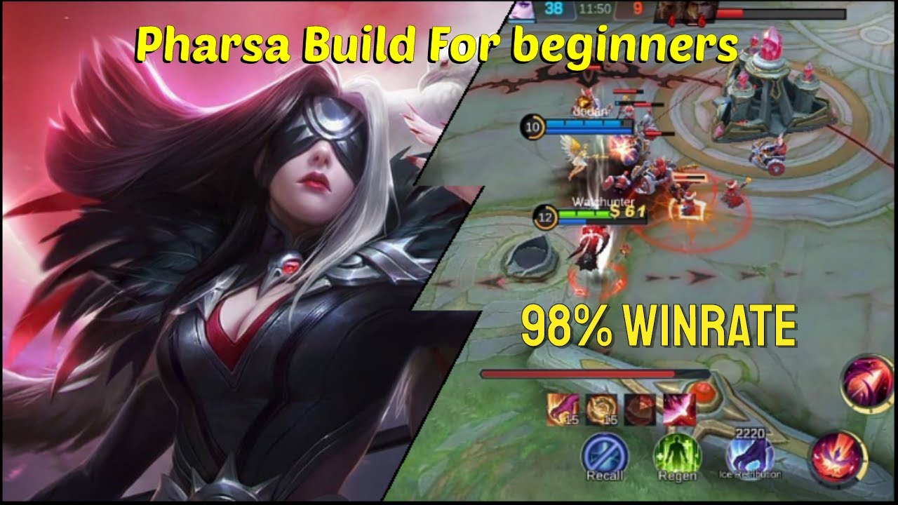 98% WINRATE !! pharsa best build 2023 | Build Pharsa mobile legends ...