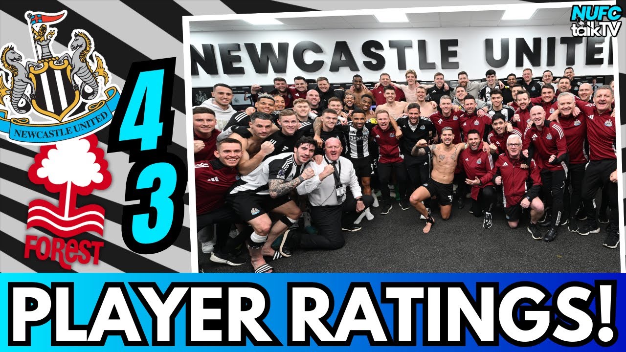 Newcastle 4-3 Forest | Player Scores - YouTube
