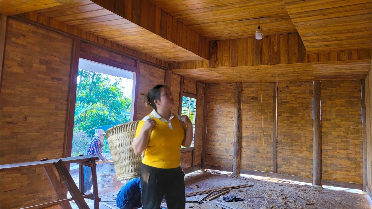 Surprisingly the house inside it is very beautiful, Drying lots of ...