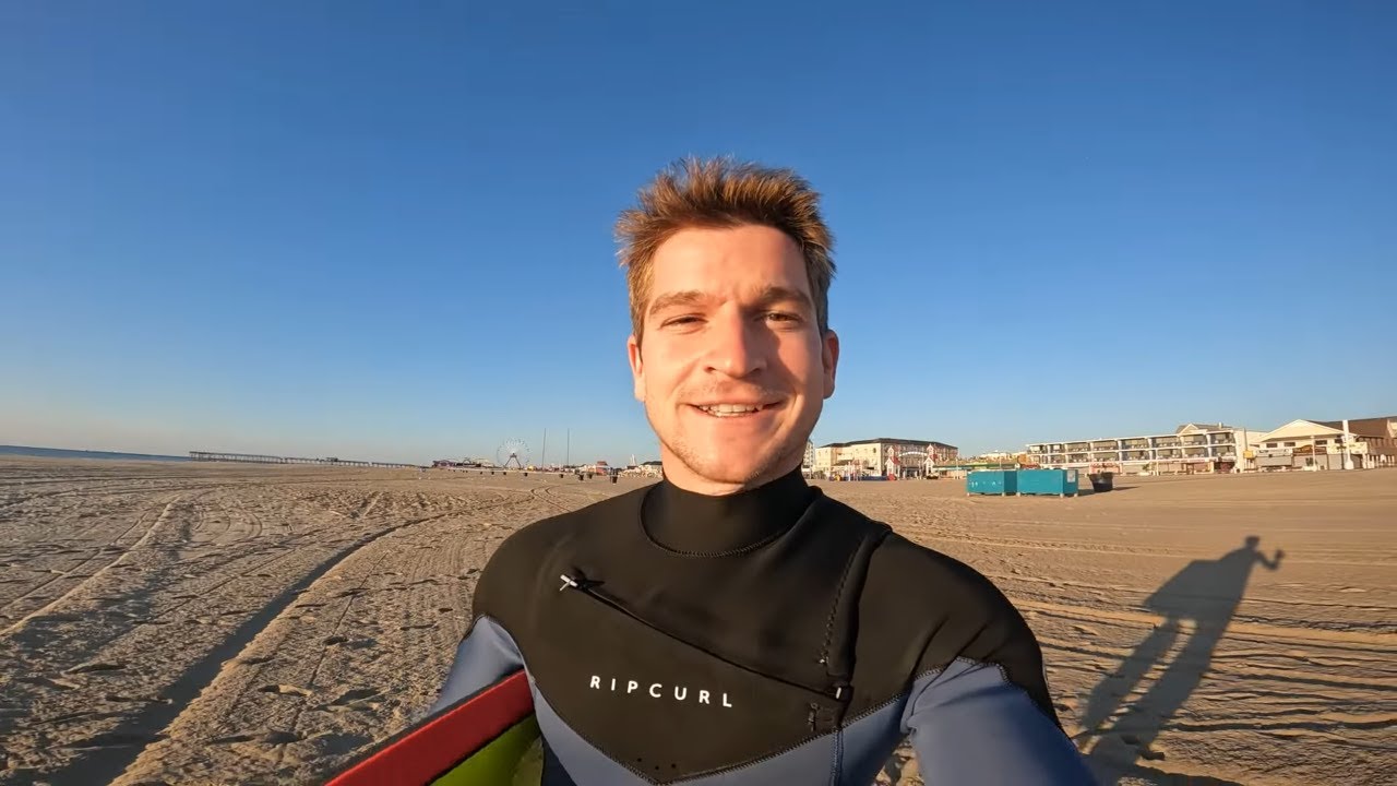Taking on Tropical Storm Margot waves - YouTube