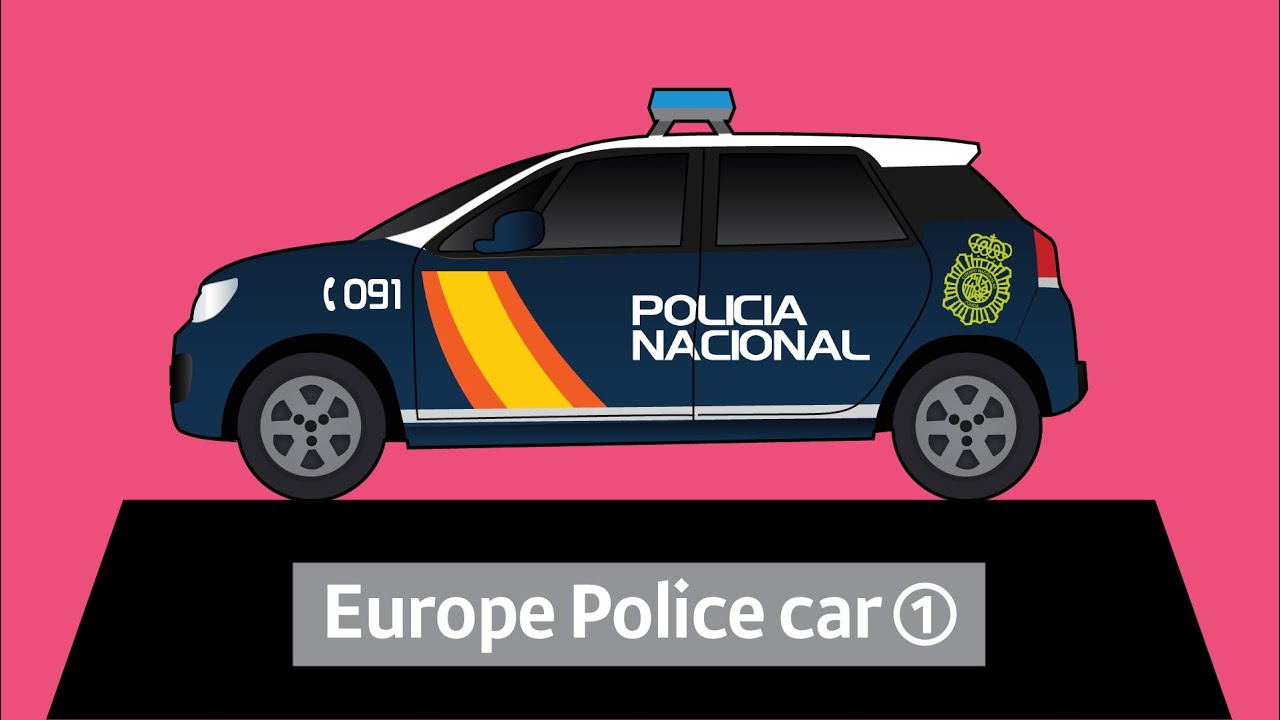 014 Europe Police car ① - YouTube