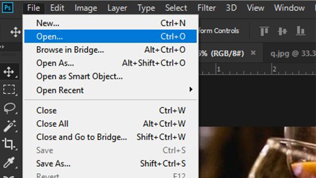 How To OPEN FILES In Photoshop YouTube How To OPEN FILES In Photoshop YouTube