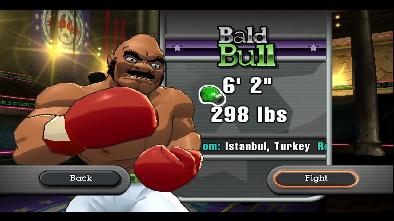 Punch-Out!! (Wii) - Bald Bull (Contender) - YouTube