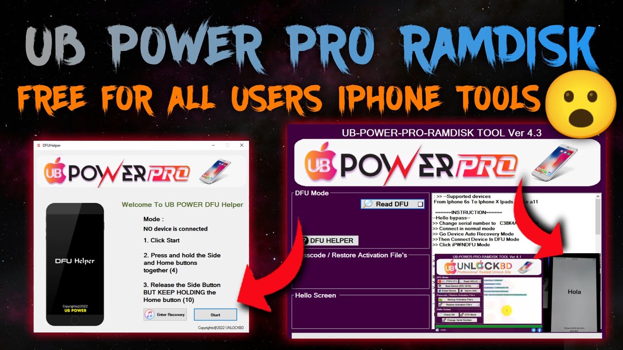 UB Power Pro Ramdisk Tool V4.3 Free For All User 2023 - YouTube