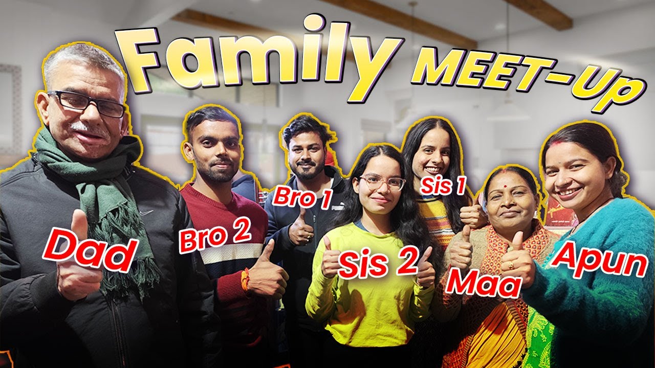 Family Vives Meetup 💃 Meeting My Family after Long Time 🥺 Emotion with ...
