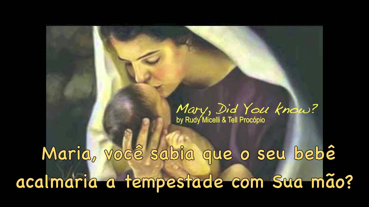 Mary, Did You Know? by Rudy Micelli and Tell Procópio - YouTube