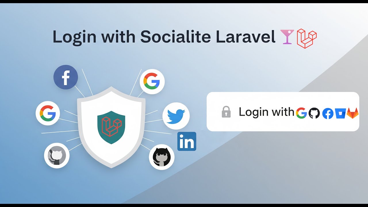 Google Authentication in Laravel12 Made EASY with Socialite | Login With Google, Github ...
