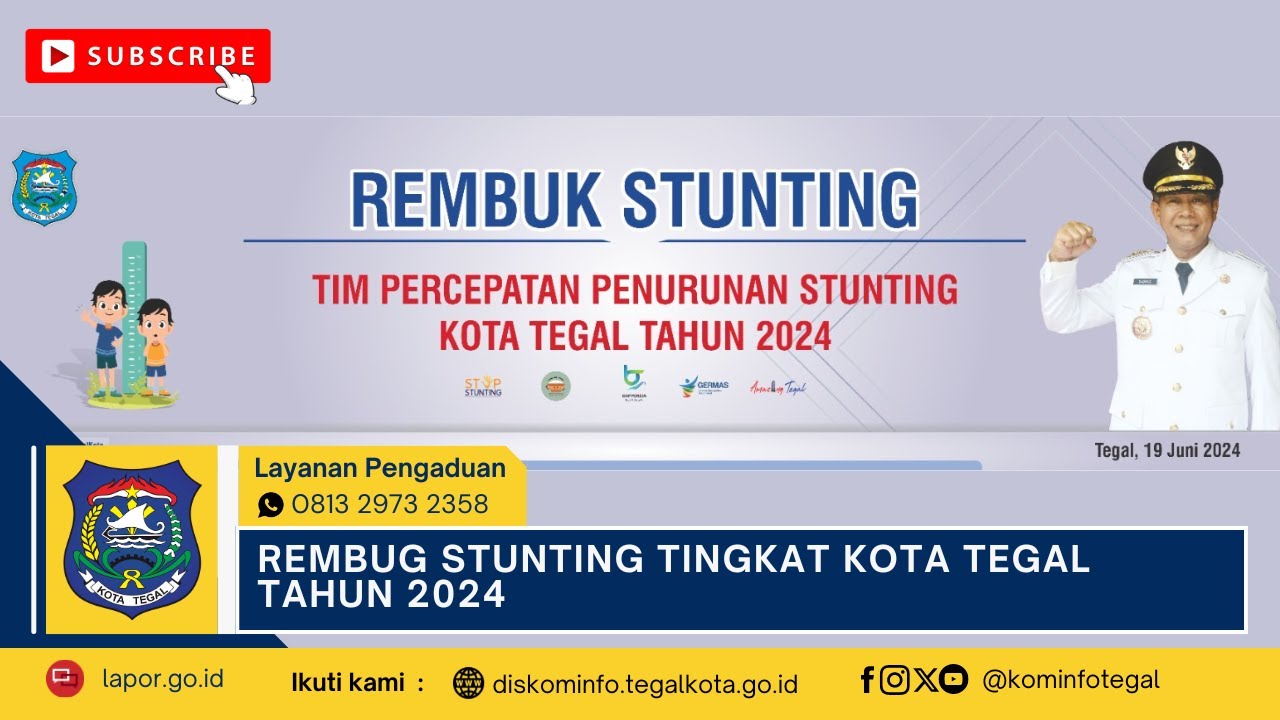 REMBUG STUNTING TINGKAT KOTA TEGAL TAHUN 2024 - YouTube