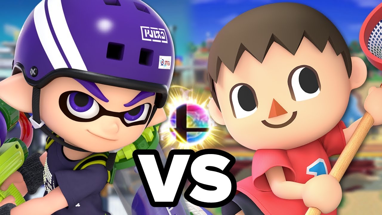 SPLATOON VS ANIMAL CROSSING: Inklings Vs Aldeano y Canela en SUPER ...