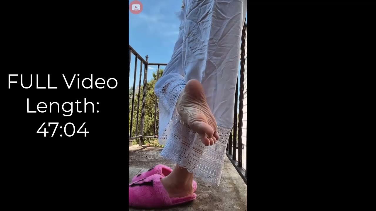 Yen Asian Feet, Soles, White Toes, Dipping, Oiling Feet & Dangling Slippers (9) [PREVIEW] - YouTube