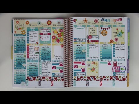 Plan With Me! *August 8 - August 14* ~November Colors in August!~