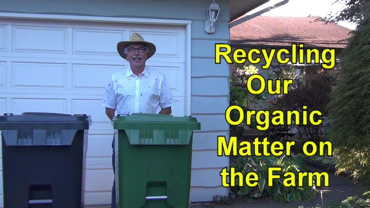 Recycling our organic waste on the farm - YouTube