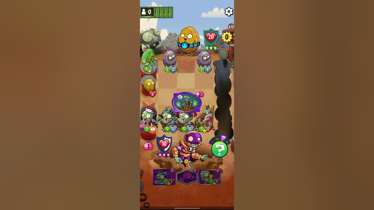 Pvz Heroes - Rustbolt vs Wall Nut - YouTube