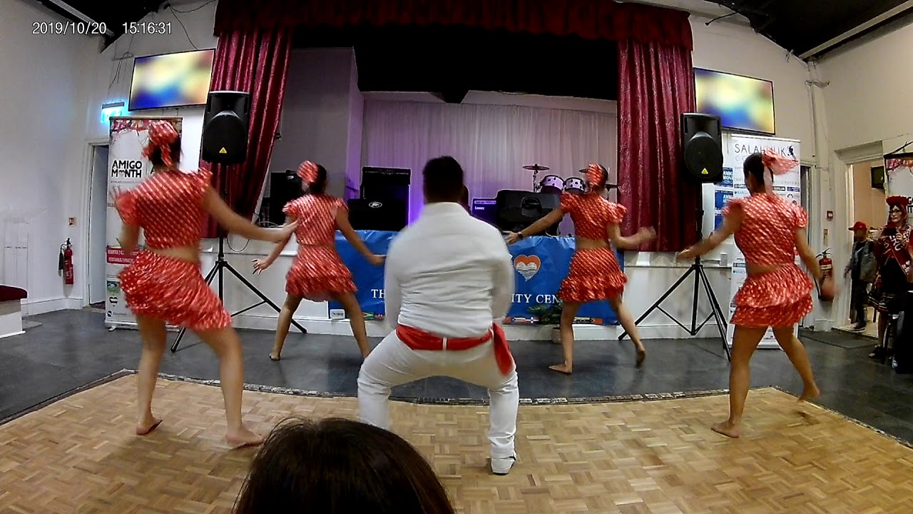 Festejo Dance in Amigo Month - YouTube