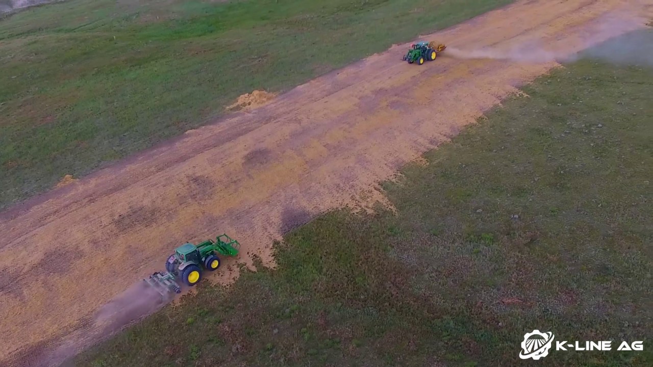 Pipeline Reclamation - 12.5' Speedtiller Working in Wyoming - YouTube