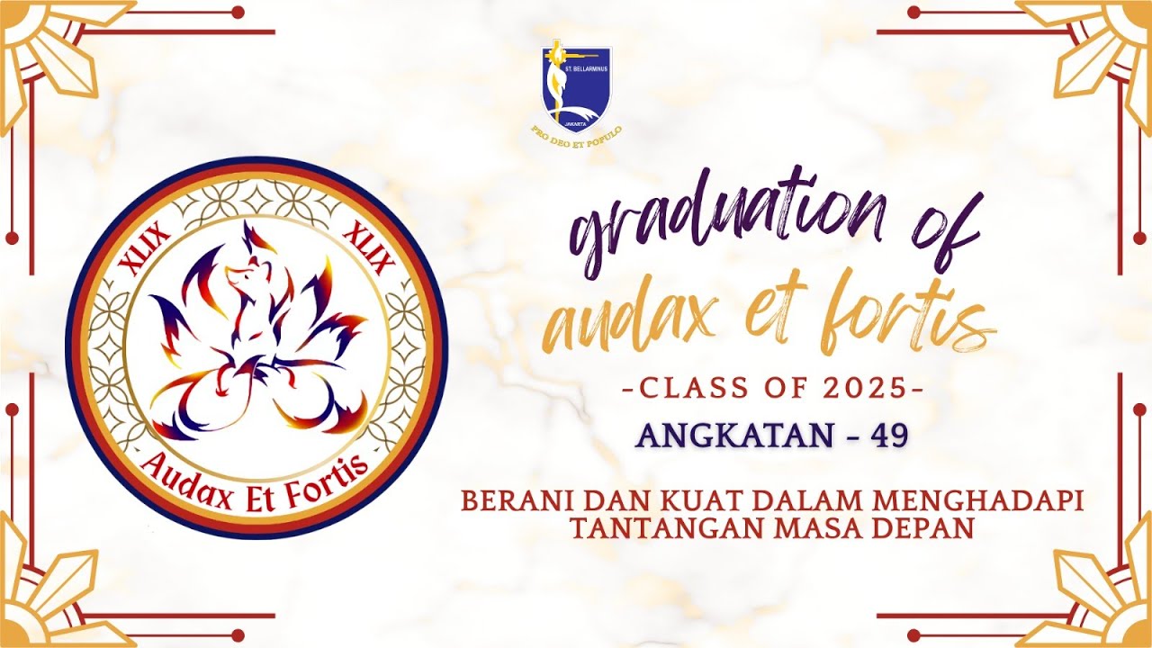 Graduation SMP Santo Bellarminus Jakarta Angkatan 49 – 2024/2025 - YouTube
