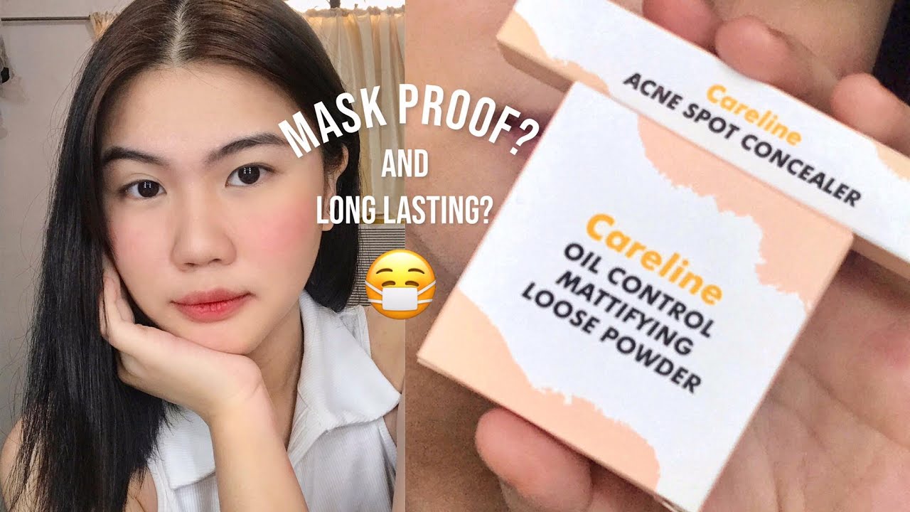 CARELINE NEW CONCEALER AND SETTING POWDER 'REVIEW AND LONG WEAR TEST ...