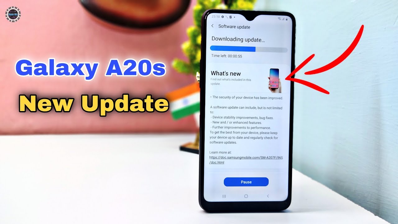 Samsung Galaxy A20s New Software Updated || A20s First Big Update 2020 ...