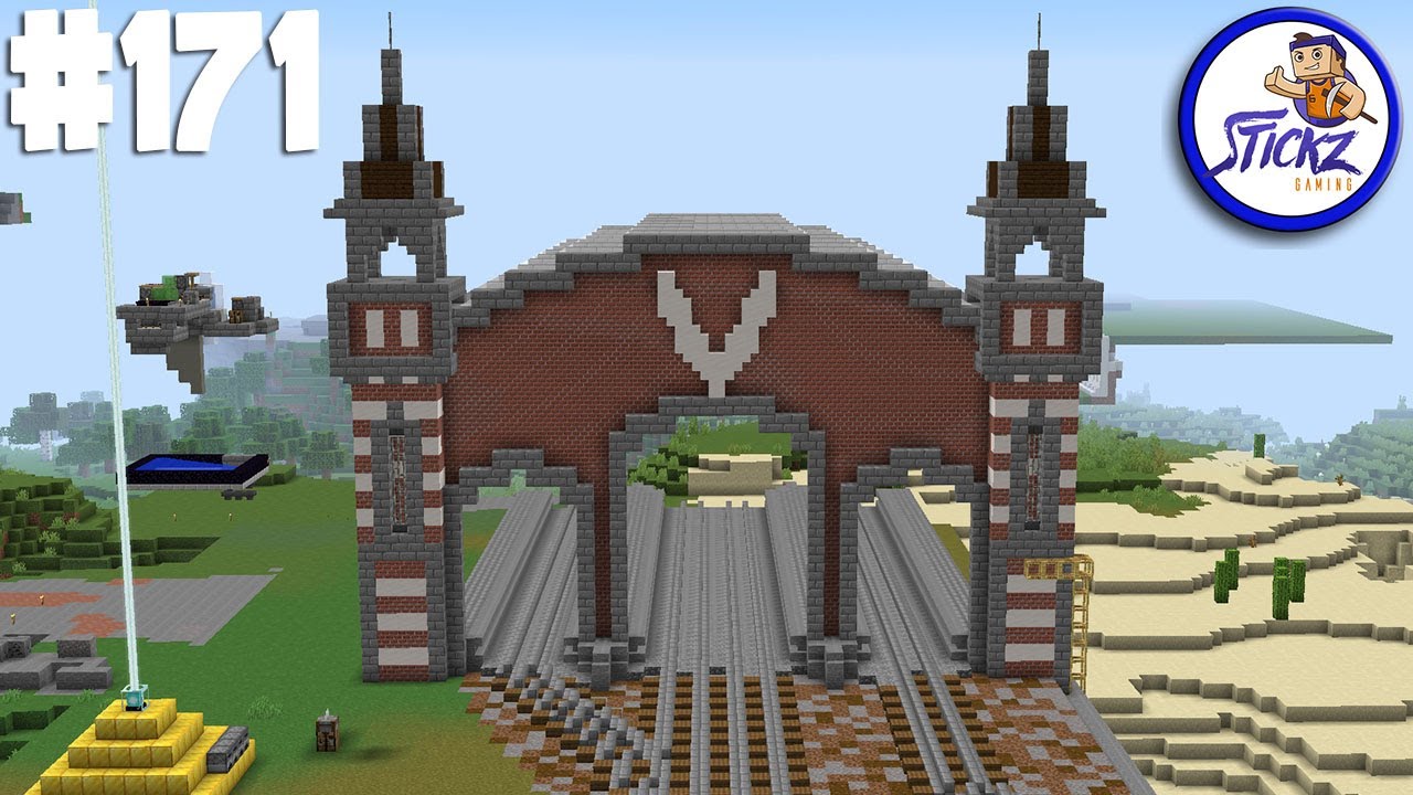 Minecraft - Victorian Train Station - EP 171 (1.15.2) - Stickz Plays ...