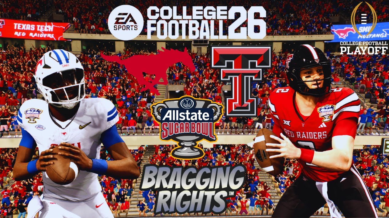 College Football 26 | #7 SMU vs #2 Texas Tech | Bragging Rights Season ...