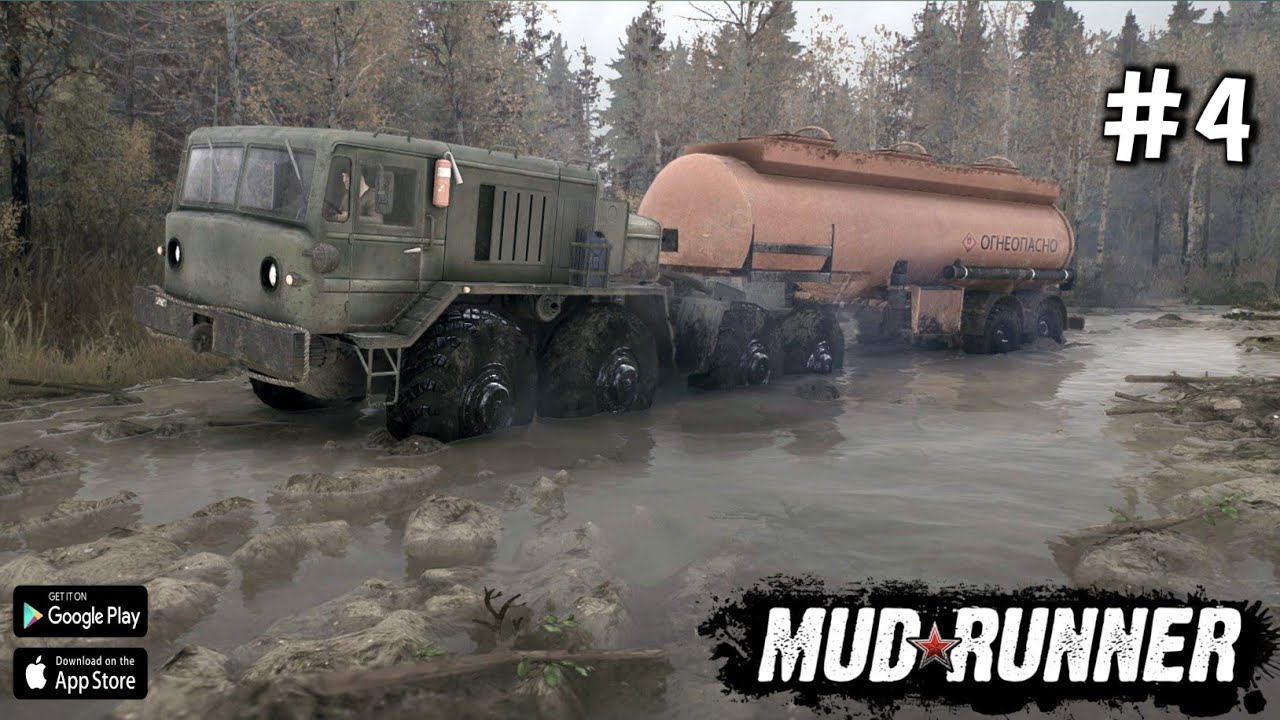 Mudrunner Night Mission Part 4 | Offroad Mud Gameplay Android / ios - YouTube