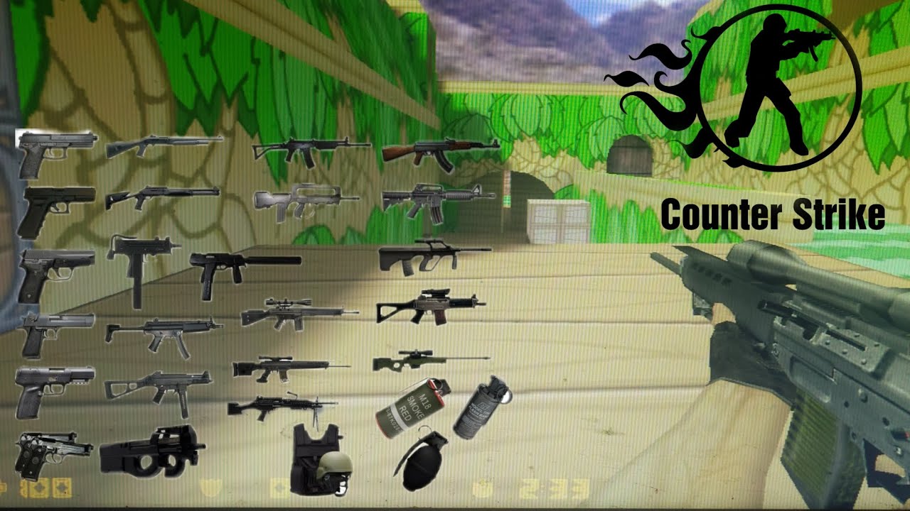 Counter Strike weapons обзоры на оружие - YouTube