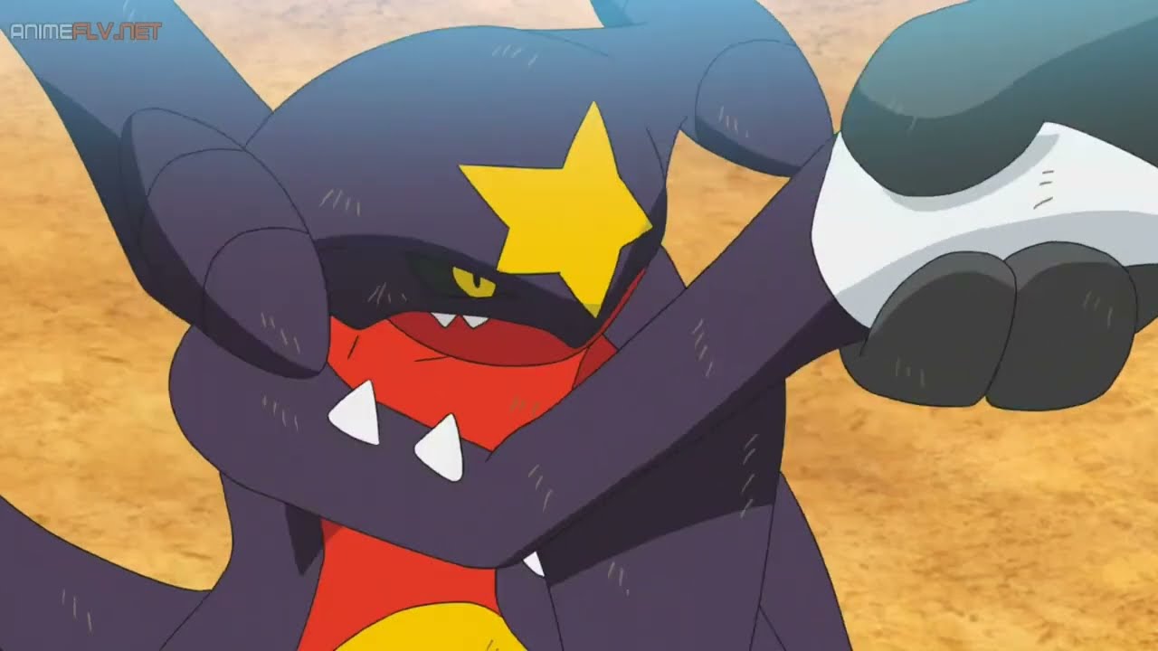 GARCHOMP MEJORES MOMENTOS POKEMON VIAJES CAP 125 - YouTube