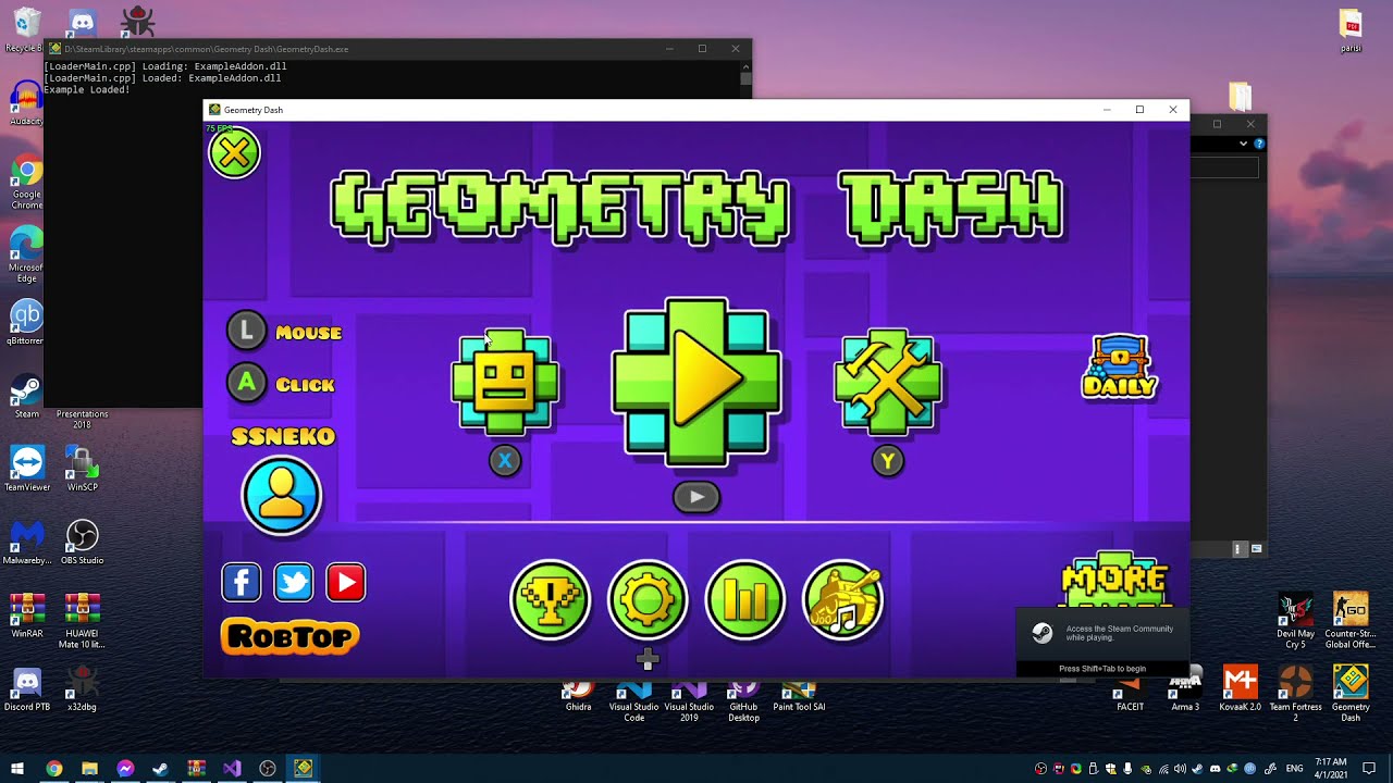 Geometry Dash Mod Loader (PC) (W.I.P) - YouTube