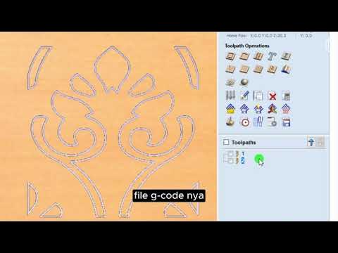 Install Aspire Vetric dan Cara Membuat File G-Code CNC Router - YouTube