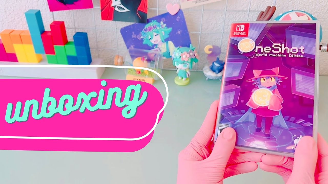 OneShot: World Machine edition Nintendo Switch Unboxing 🐱💡 - YouTube