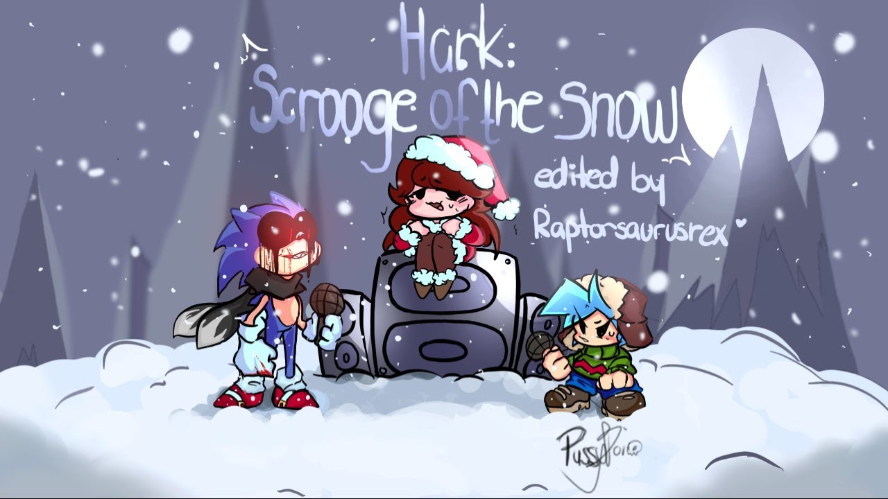 Scrooge of the Snow - FNF Hark but Sonic.Exe Sings It - YouTube