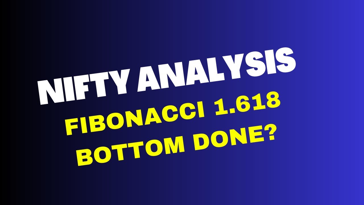 NIFTY ANALYSIS | FIBONACCI 1.618 MAJOR SUPPORT BUT NIFTY HAS LIMITED ...