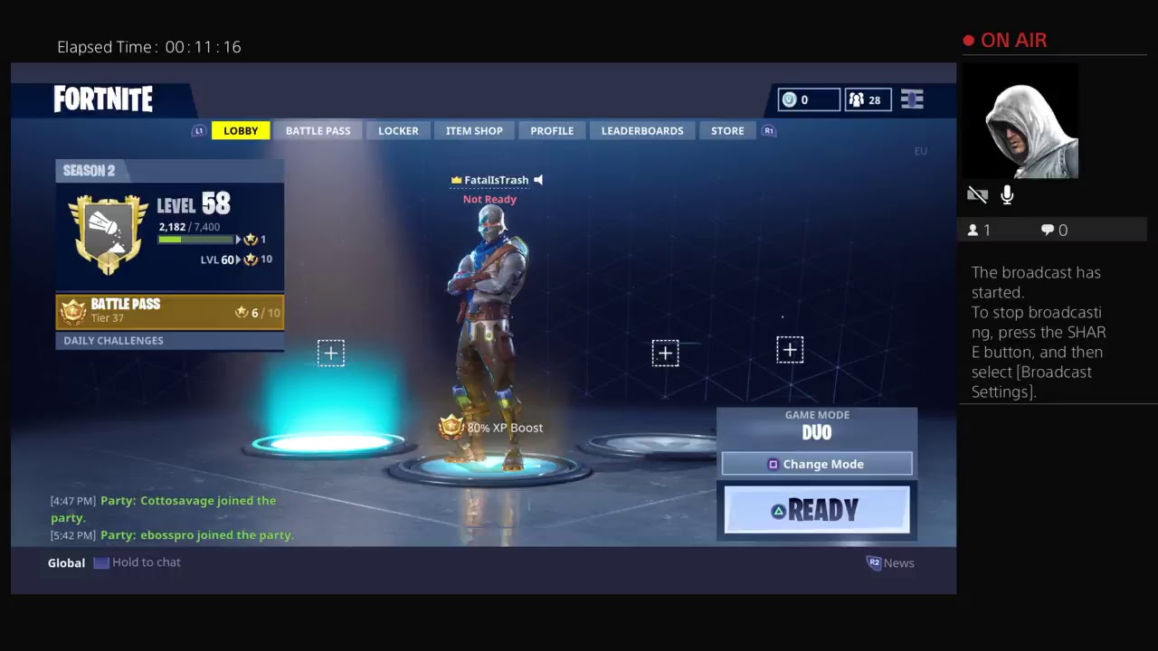 Fortnite Im Live - YouTube