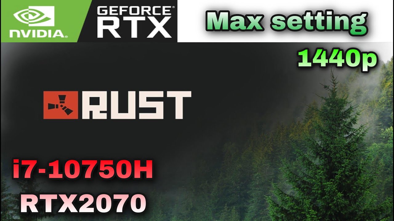 Rust - Asus Zephyrus M15 - Laptop Gaming Test - i7 RTX2070 - YouTube