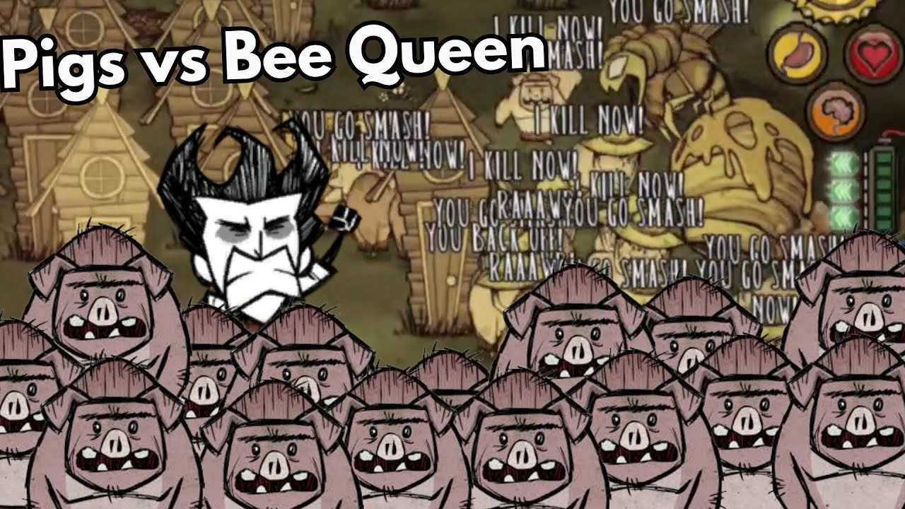 Using an Army of Pigmen to defeat Bee Queen (DST) - YouTube