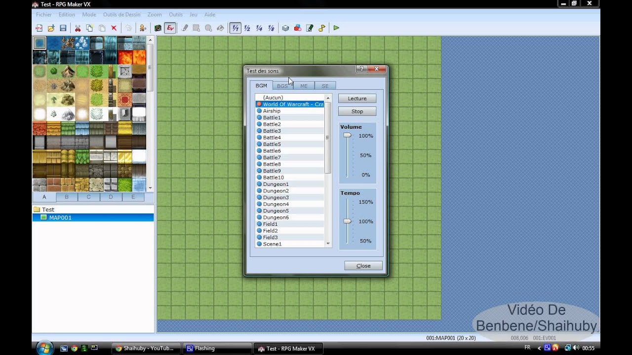 TUTO Comment ajouter des videos sans scripts RPG Maker (VX/XP) - YouTube