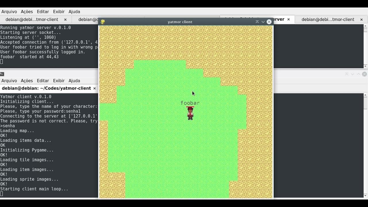 Yatmor RPG - dia 14 - Projeto de MMORPG em Python e Pygame - YouTube
