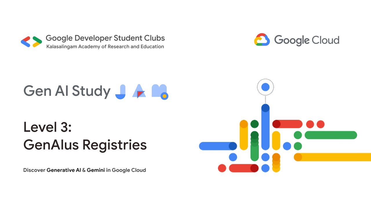 Gen AI Study Jam | Level 3: GenAIus Registries - YouTube